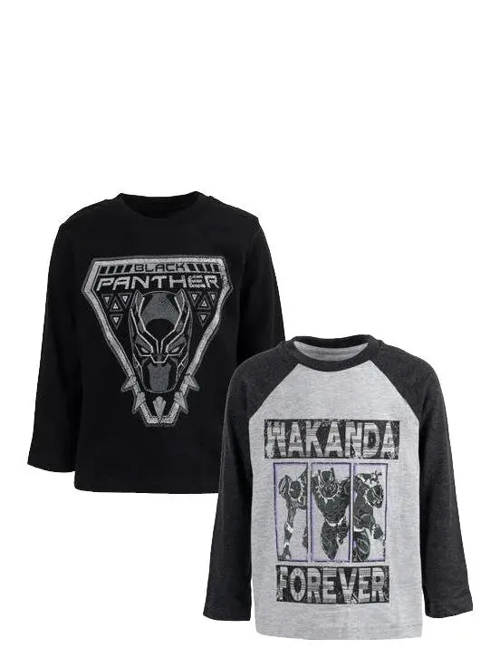 MARVEL 2-pack Long Sleeve T-shirts - Black Panther