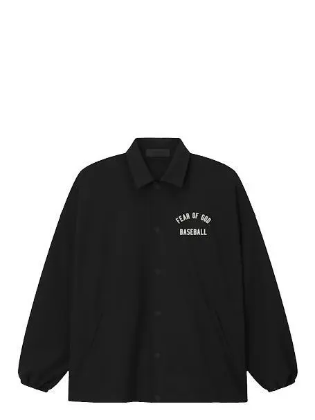 Fear Of God Mlb Coaches Jacket - Black