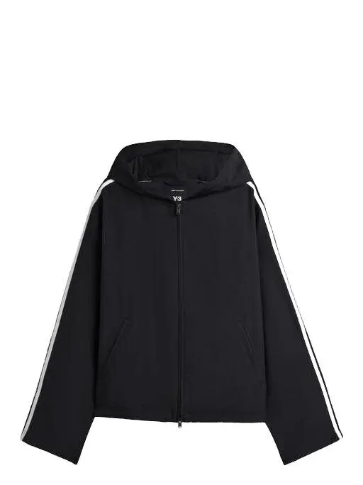 Adidas 3-stripes Hooded Track Jacket - Black