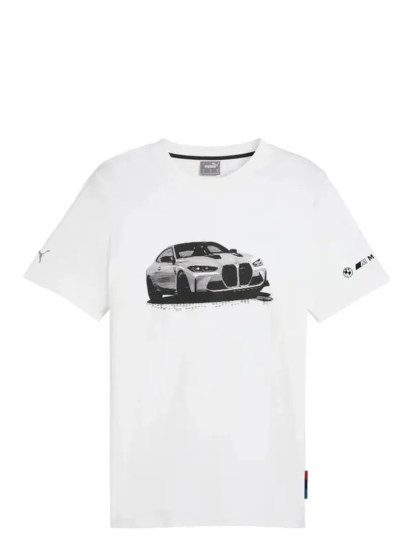 PUMA X Bmw Motorsport Cotton T-shirt - White