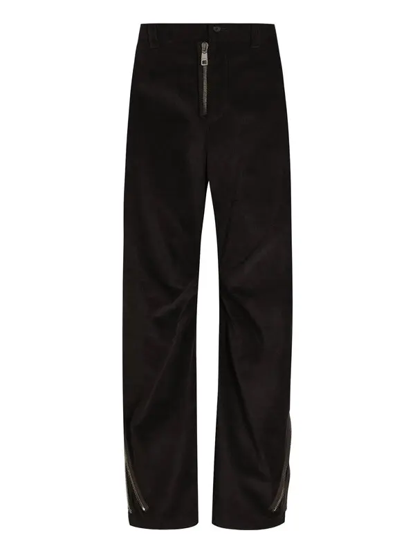 Dolce & Gabbana Corduroy Cargo Trousers - Brown