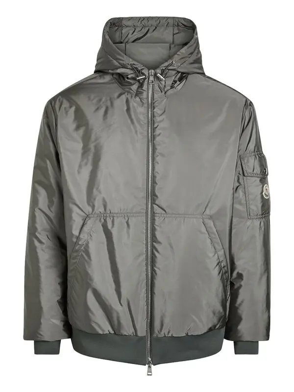 Moncler Poiliot Quilted Shell Jacket - Grey