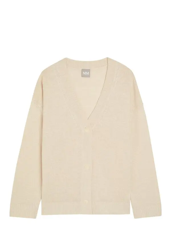 Max Mara Alacre Linen-knit Cardigan - Sand