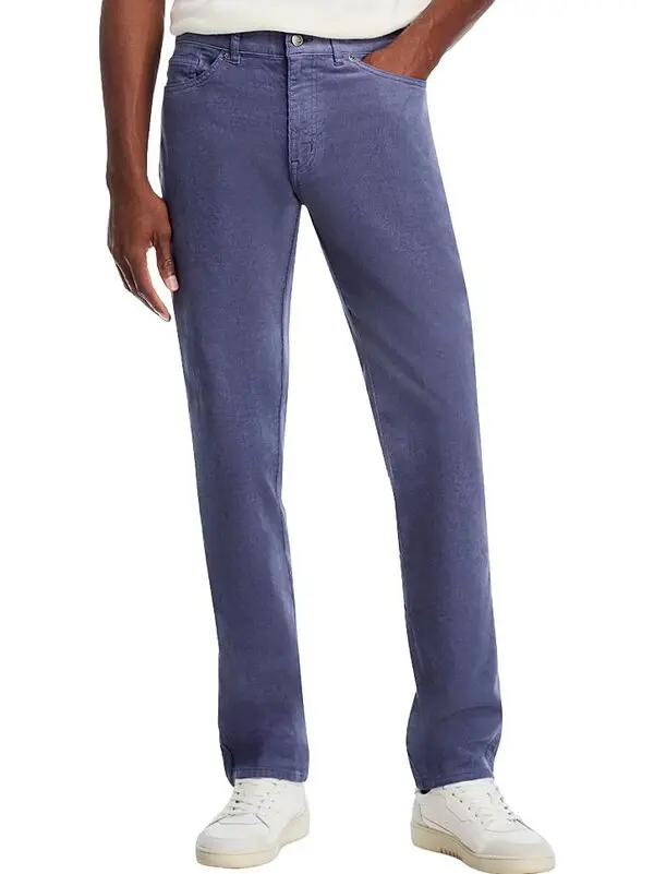 Peter Millar Superior Soft Corduroy Five-pocket Pants - Blue Haze