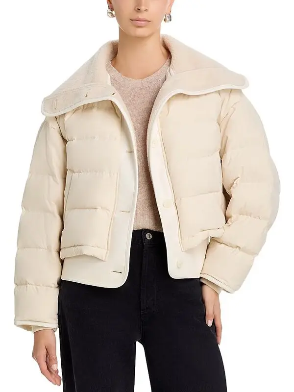Rag & Bone Gloria Puffer Jacket - Off White