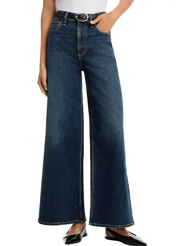 Rag & Bone Flexi Sofie High-rise Wide Leg Jeans - Ness