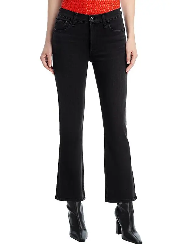 Rag & Bone Flexi Peyton Mid Rise Ankle Bootcut Jeans - Midnight
