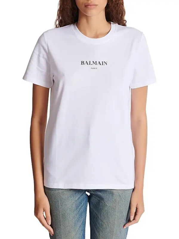 Balmain T-shirt With Print - White