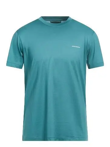 Emporio Armani T-shirt Dark Size Lyocell, Cotton - Green