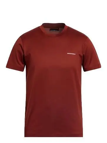 Emporio Armani T-shirt Dark Size Lyocell, Cotton - Red
