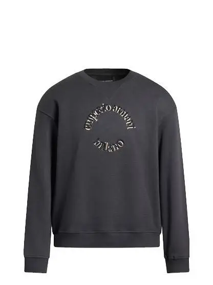 Emporio Armani Crewneck Sweatshirt With Embroidered Logo - Grey