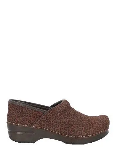 Dansko Leather Mules & Clogs - Brown