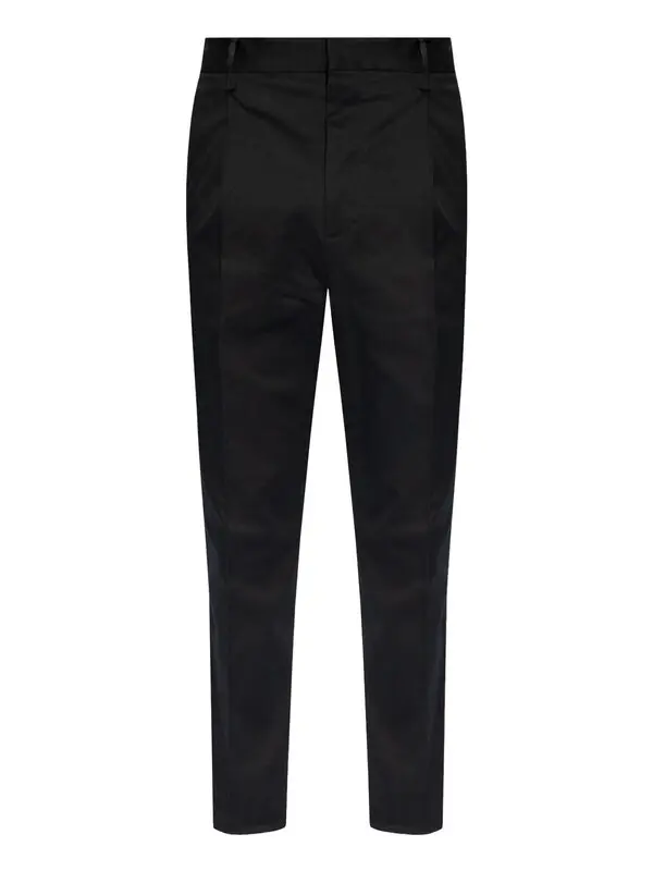 Dsquared2 Pleated Tapered Trousers - Black