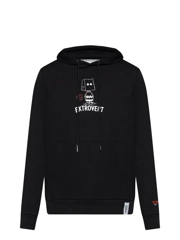 Iceberg Hooded Sweatshirt - Black