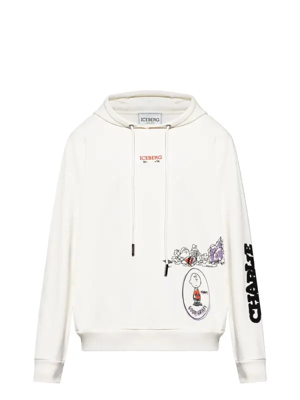 Iceberg Peanuts Graphic Hoodie - Cream