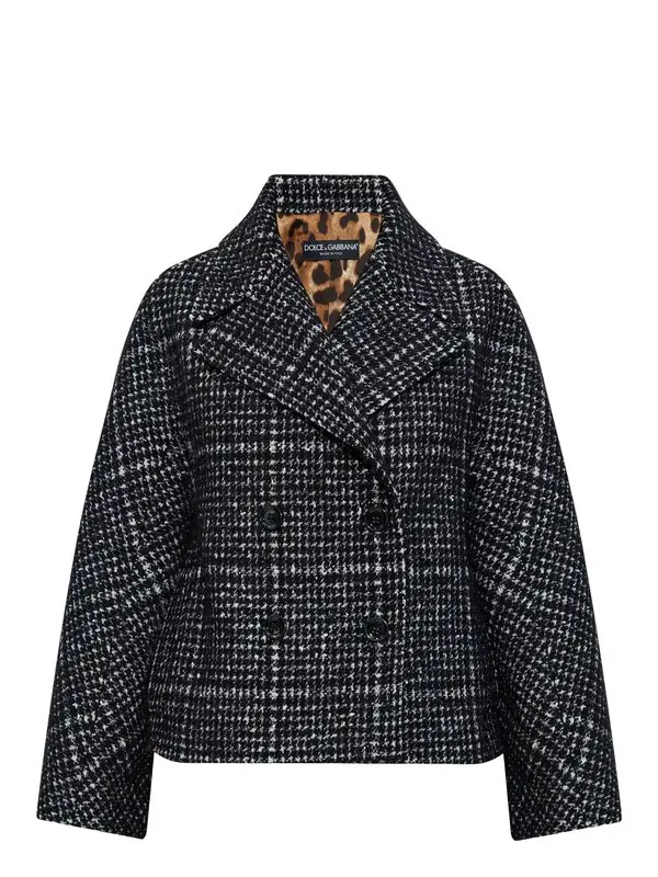 Dolce & Gabbana Short Coat - Black