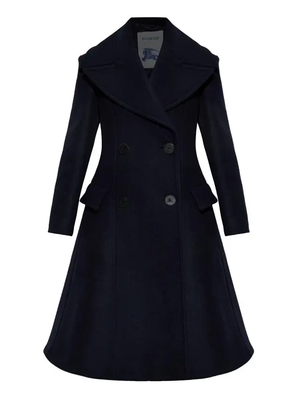 Burberry Silverlake Tailored Coat - Navy Blue