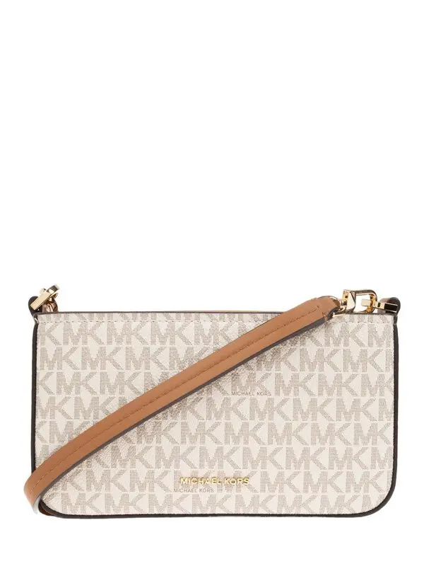 Michael Kors Shoulder Bag With Logo - Cream