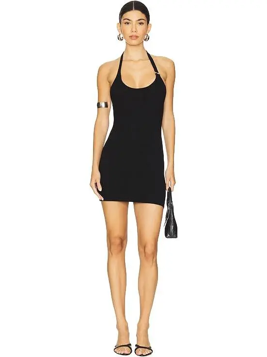 Superdown Melena Halter Mini Dress - Black