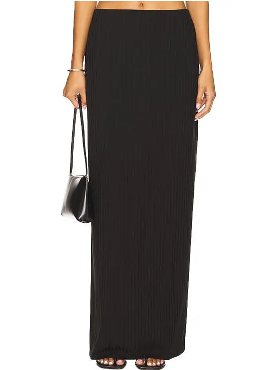 LOVERS AND FRIENDS Cassie Maxi Skirt - Black