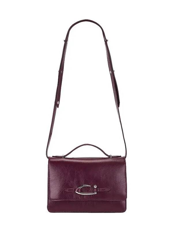 By Far Nara Top Handle Bag - Raisin