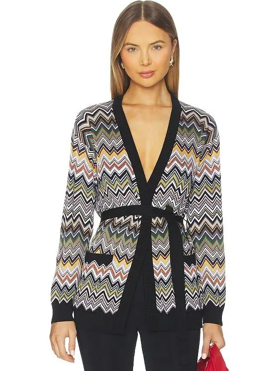 Missoni Cardigan - Multicolor Brown & Yellow Tones