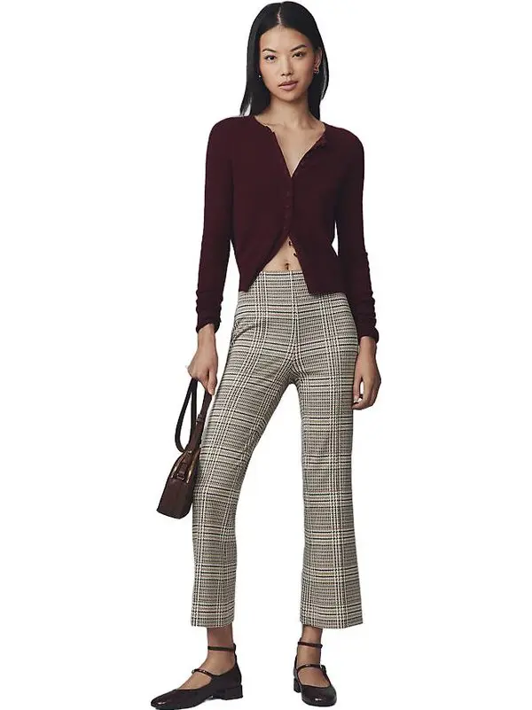 Rag & Bone Ira Ponte Kick-flare Pants - Neutral Pattern