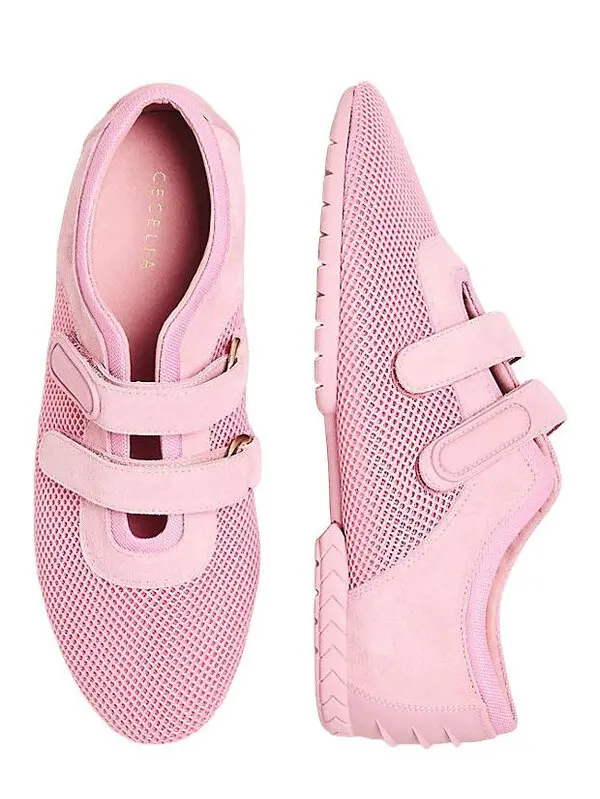 CECELIA NEW YORK Monroe Mesh Sneakers - Pink