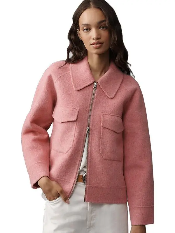 Rails Cheyenne Wool-blend Jacket - Pink