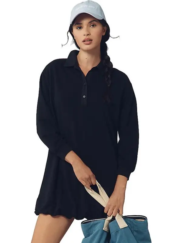 SNDYS Long-sleeve Mini Dress - Black