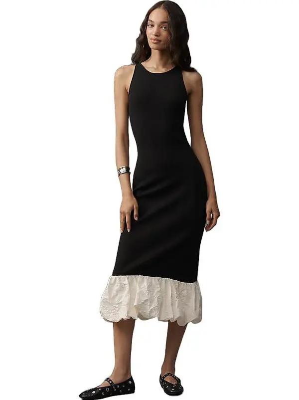 Rails Cheryl Sleeveless Knit Midi Dress - Black
