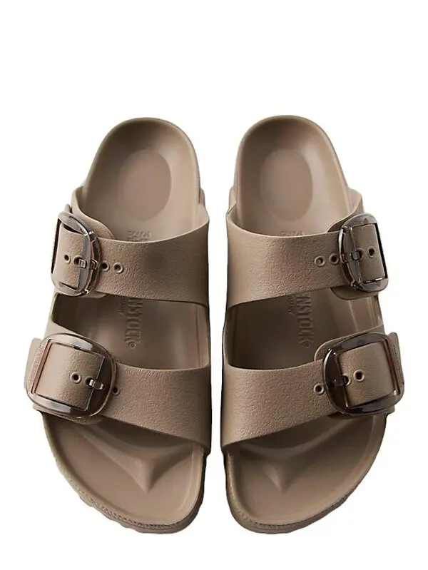 BIRKENSTOCK Eva Arizona Big Buckle Sandals - Gray Taupe