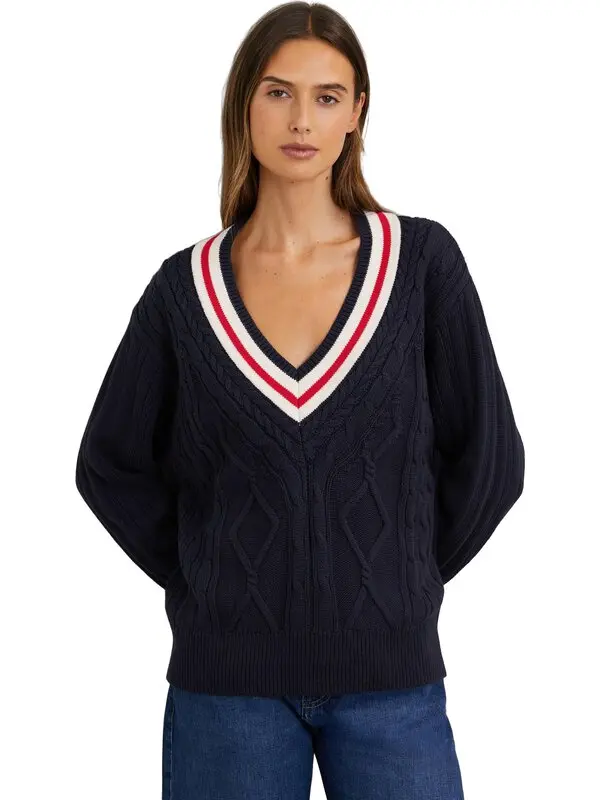 The Upside Renshaw Josette Sweater - Navy