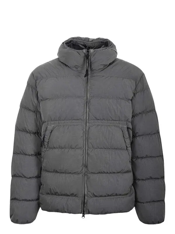 C.P. COMPANY Chrome-r Nylon Down Jacket - Grey