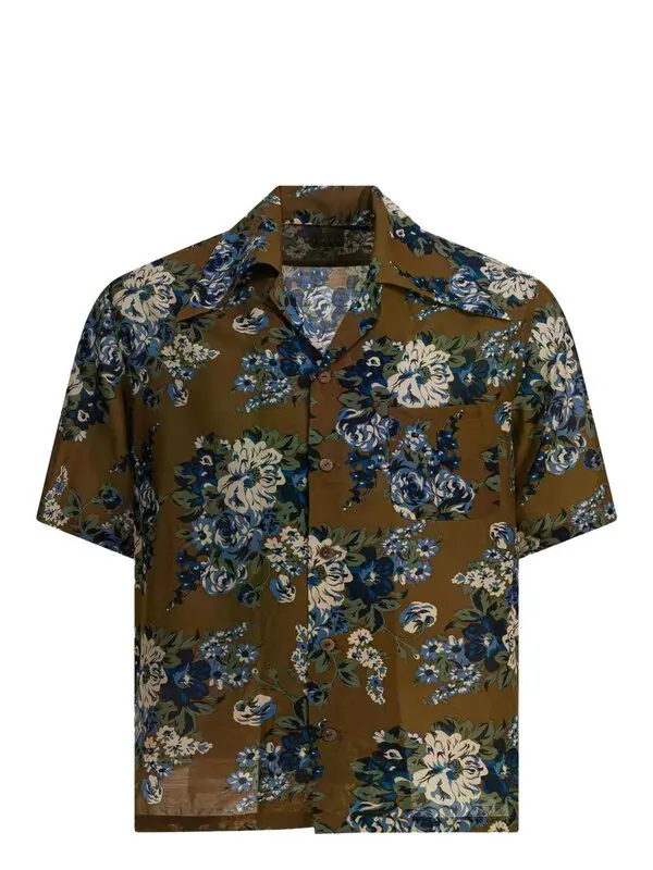 Kapital Floral-print Shirt - Brown