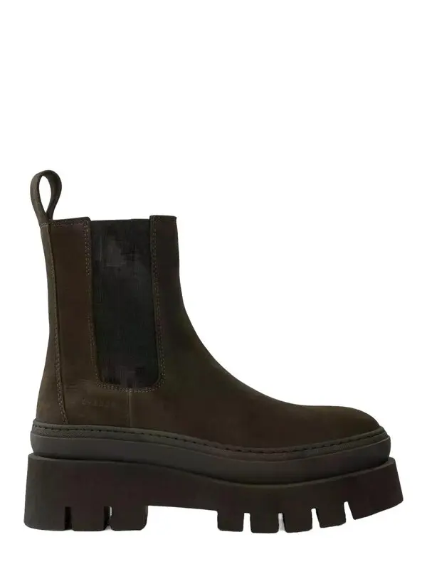 SUMMERY COPENHAGEN Platform Chelsea Boots - Brown