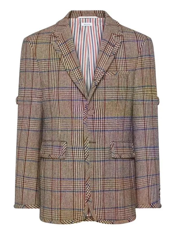 Thom Browne Hunting Tweed Blazer - Brown