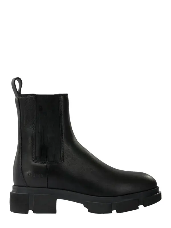 SUMMERY COPENHAGEN Leather Chelsea Boots - Black