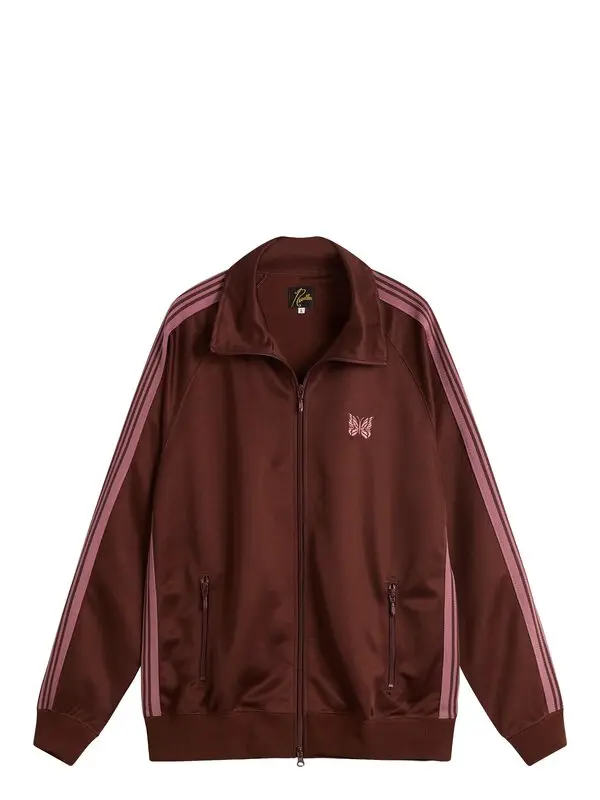 Needles Poly Smooth Track Jacket - Brown