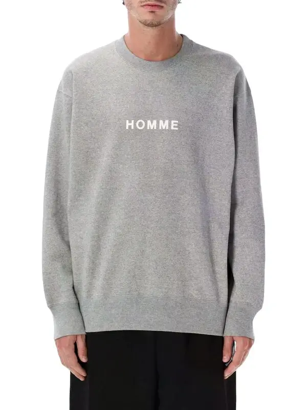 Comme Des Garçons Homme Crew-neck Sweatshirt - Grey
