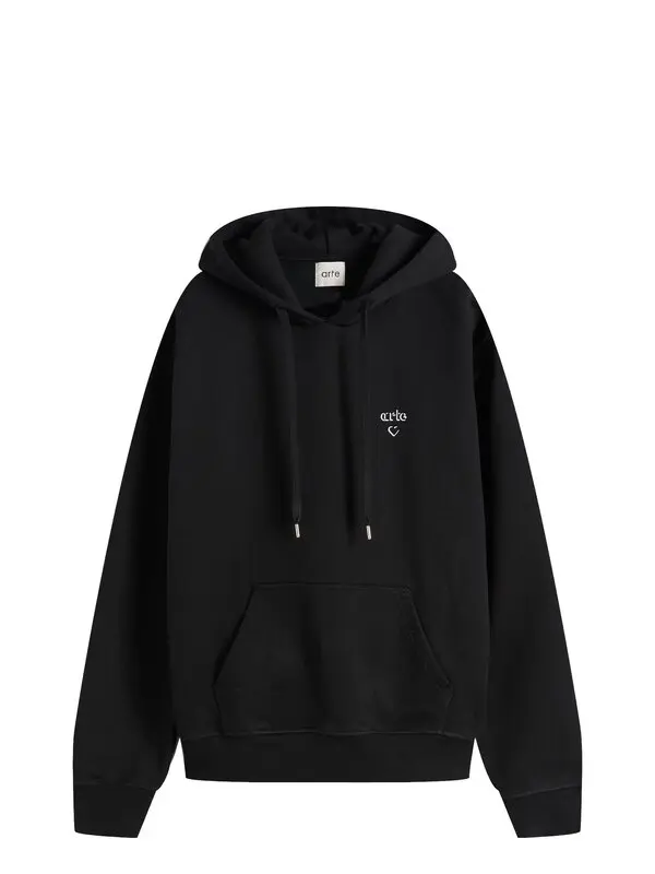 ARTE Heart Logo Hoodie - Black