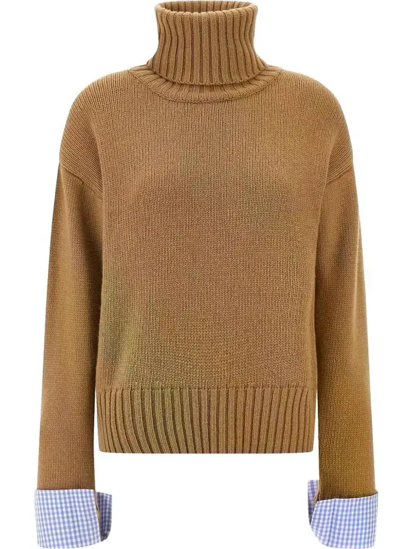MAISON JEJIA Roll Neck Sweater - Neutrals