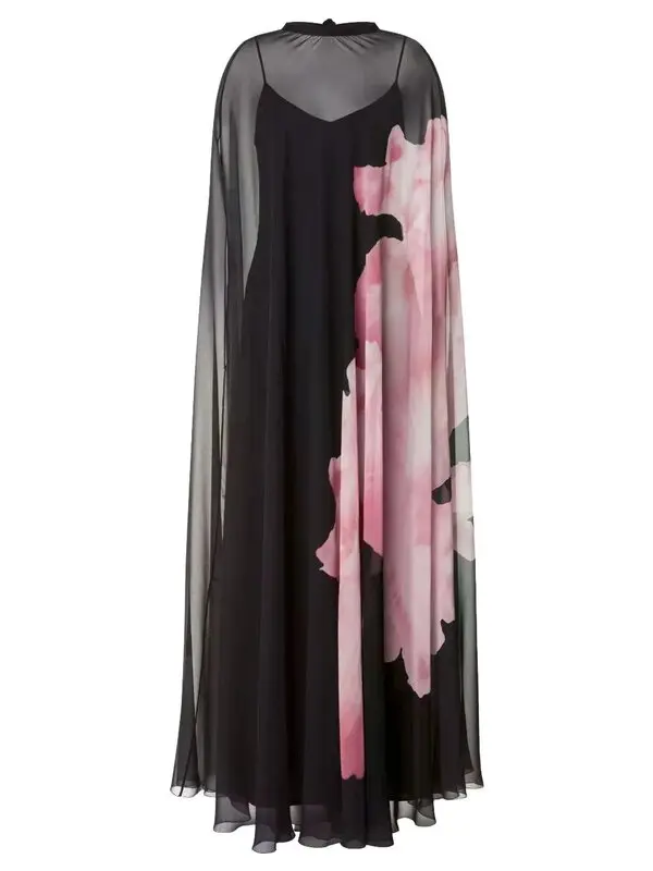 Alberta Ferretti Silk Dress - Black