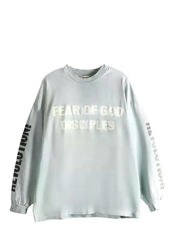 Fear Of God Relaxed Disciple Long-sleeve T-shirt - Blue