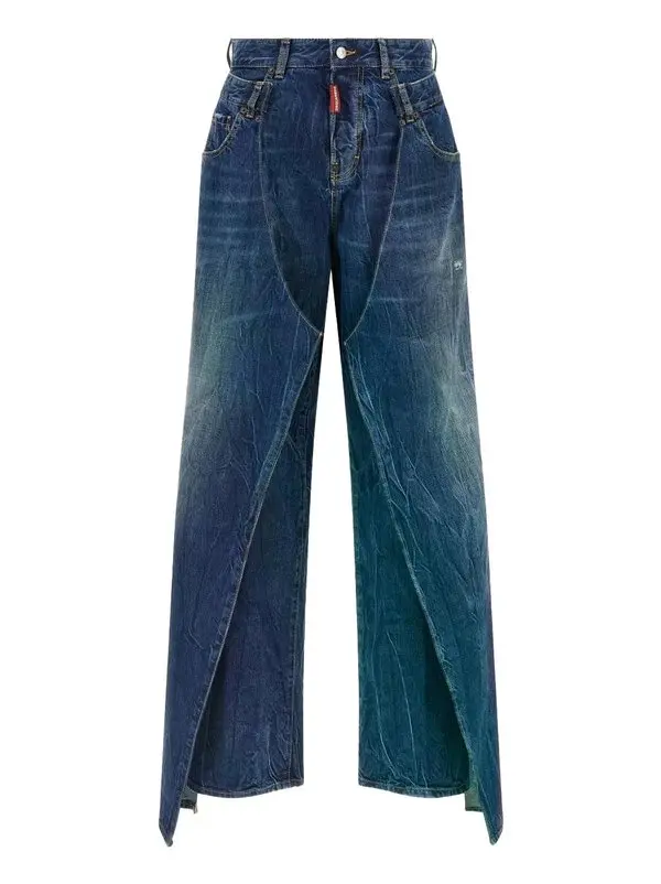 Dsquared2 X Bettter Double Wrap Stonewash Jeans - Blue