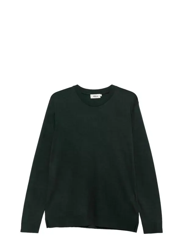 Altea Crew-neck Long-sleeve T-shirt - Green