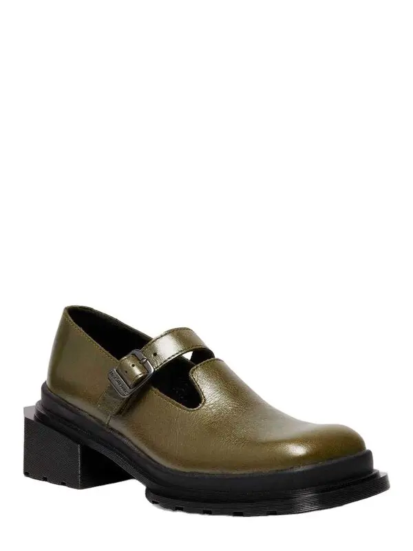 Dr. Martens Maybole Mary Jane Leather Shoes - Green
