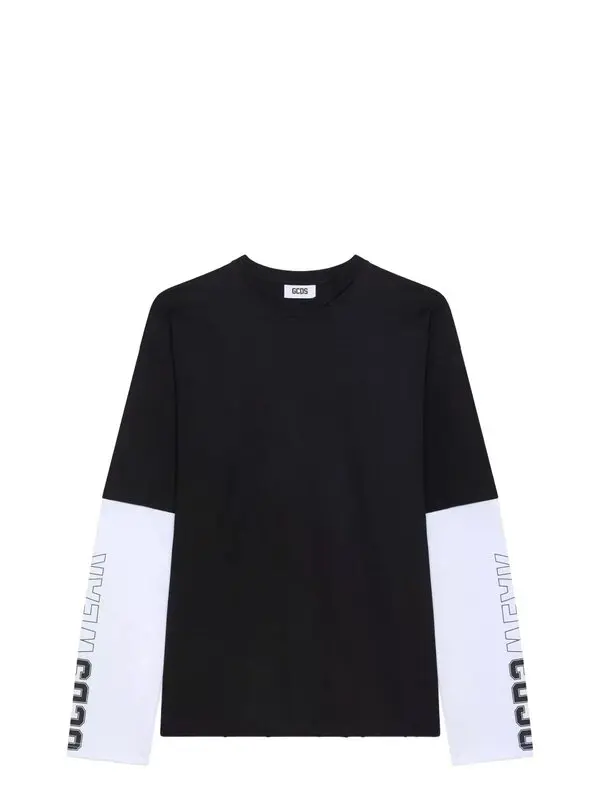 Gcds Long Sleeve T-shirt - Black