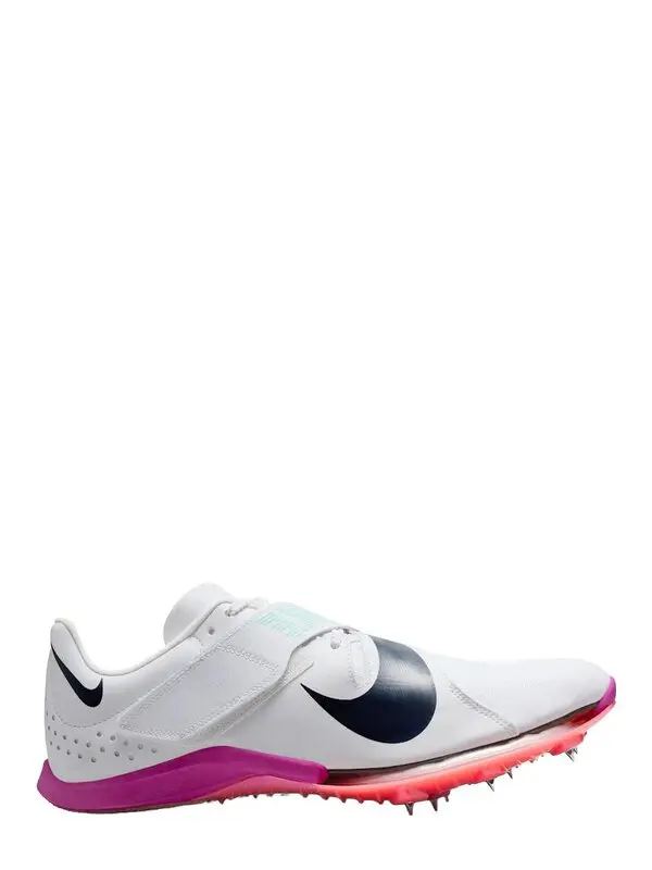 Nike Long Jump Elite Athletic Sneakers - White/bright Crimson/obsidian