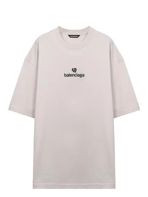 Balenciaga Sponsor Logo T-shirt - Ivory